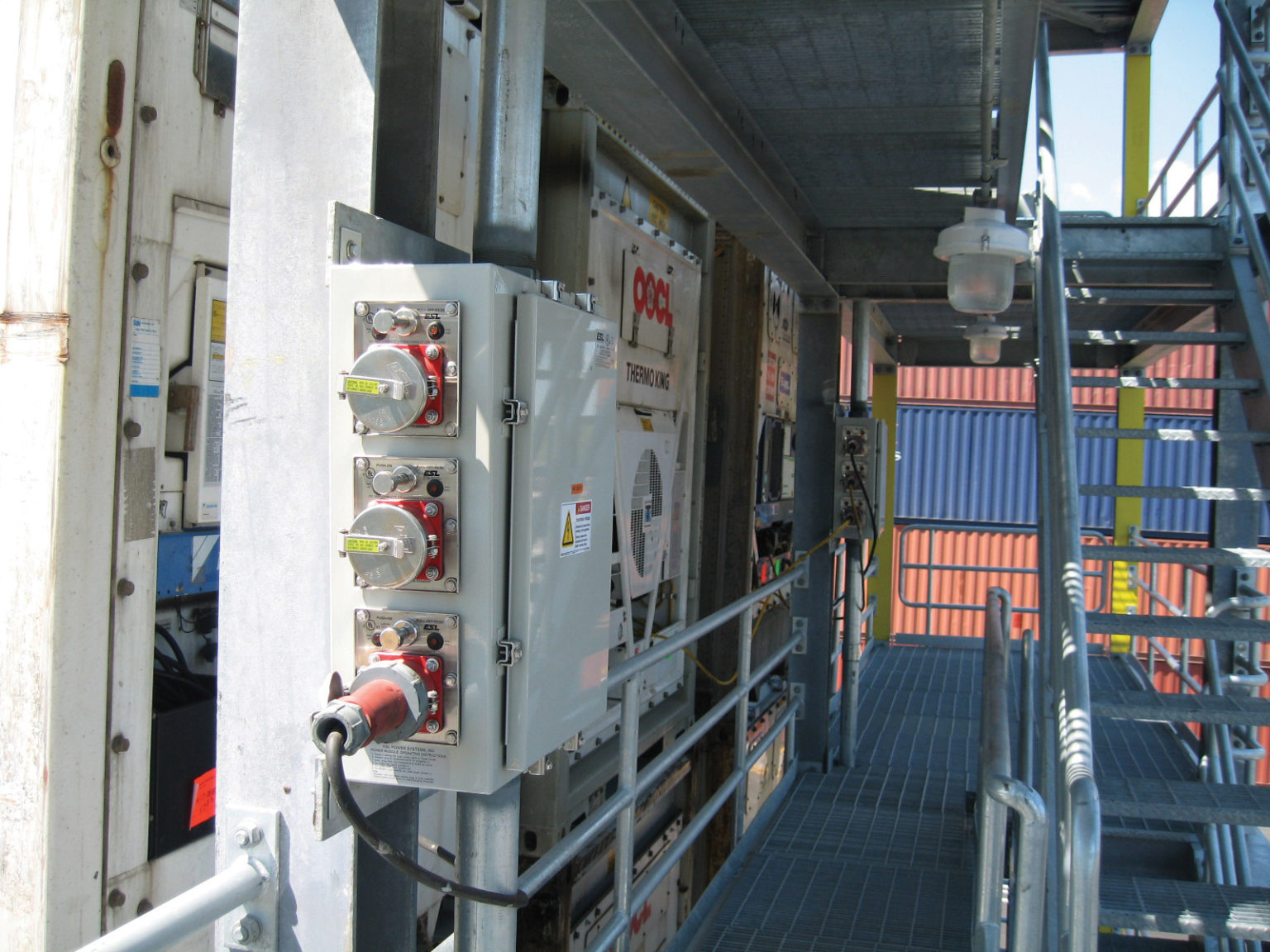 Port Terminal Reefer Outlet Assemblies