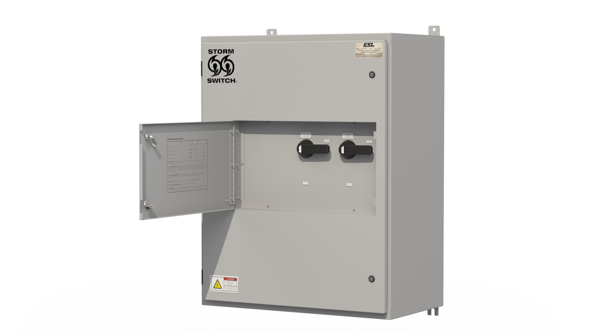 StormSwitch Panel Layout Drawings - ESL Power