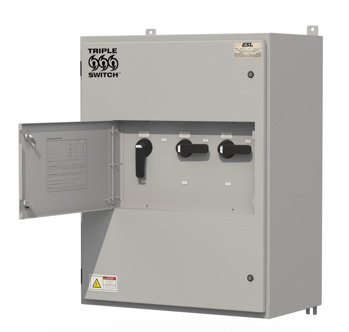 TripleSwitch Panel Layout Drawings - ESL Power
